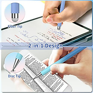 Stylus Pens for Touch Screens, 2 in 1 Sensitivity & Precision Stylus Pen for iPad, Stylus Pencil Compatible with iPhone, Apple iPad, Android, Tablets and All Universal Touch Screen (4 Pack) …