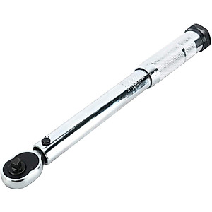 FreeTec 1/4" Drive Adjustable Click Torque Wrench 20-200 Inch-Pound