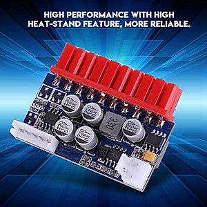 ASHATA 12V ATX Power Supply,90W DC-ATX Power Supply DC Input 20 Pin Power Module for Mini & HTPC Computer POS Machine