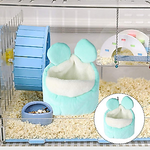 balacoo 1pc Hamster Nest Hamster Sleep Nest Pet Sleep Nest Hamster Sleep House Pet Warm Nest Warm Pet Nest Guinea Pig Nest Mini Pet Nest Warm Hamster House Handheld Pet Den Small Pet Den