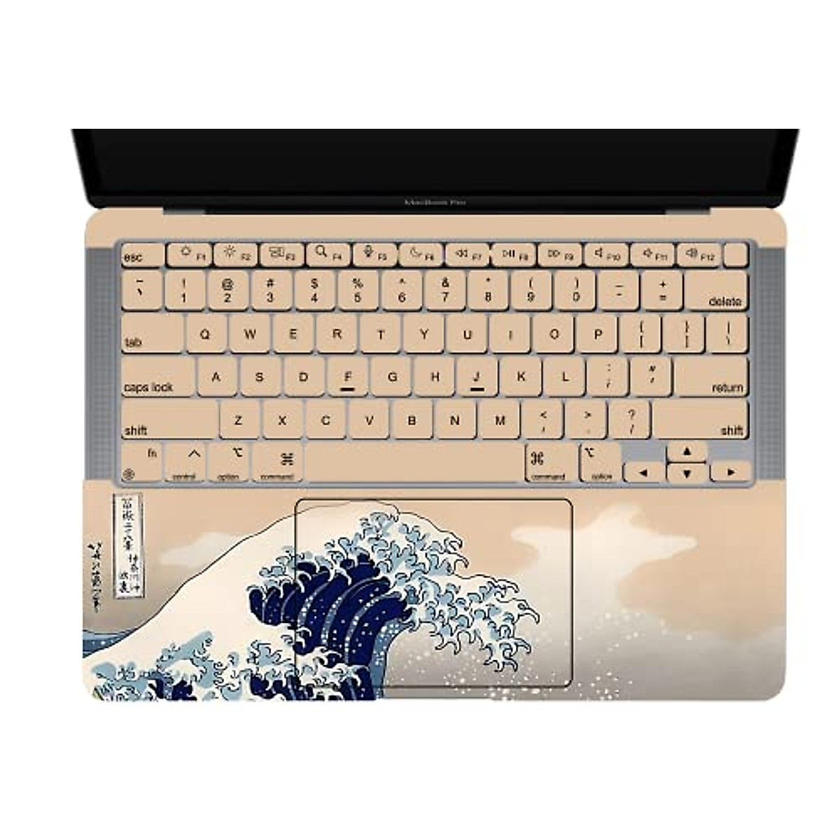 Nekoty Textured Laptop Skins compatible with MacBooks Pro 16" 14" 13" Air 13" 2019-2022 - Great Waves
