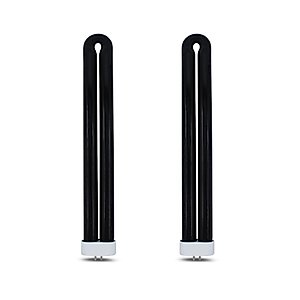 40 Watt UV Replacement Bulb For Black Flag Black Light BB-40BLK By Technical Precision - T6 Black Flag Bug Zapper Bulb Replacement with G10q-4 Square 4 Pin Base - 7500 Hours - 2 Pack