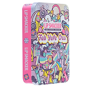 Lip Smacker Holiday Christmas Flavored Lip Balm 10-Piece Tin, Christmas Flavors