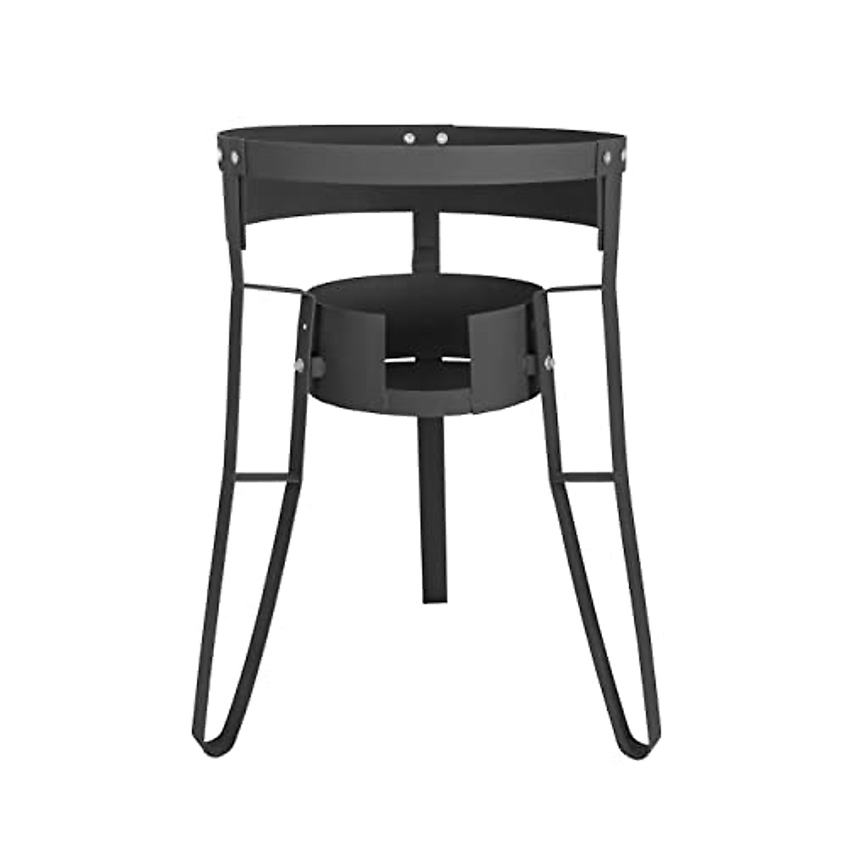 Concord 30" Powder Coated Steel Comal Stand with Roadster Single Propane Burner. Great for Discada, Tacos, Street Vendor, Etc.