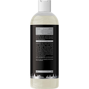 Cleansing Shampoo for Dry Scalp Care - Cedarwood and Rosemary Shampoo for Men and Flaky Scalp Moisturizer with Tea Tree Oil for Oily Scalp - Deep Clarifying Shampoo for Build Up with Rosemary Oil