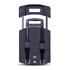 Portable Folding Handcart Folding Trolleys Portable Cargo Handling Car Push Hand Truck Folding for Easy Storage and 360 Degree Swivel Wheels Multi Function Folding Handcart