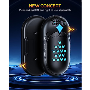 Hand Warmers Rechargeable, 2 Pack 6000mAh Electric Portable Heater, 20 Hrs Long Heating Hot Pockets Hand Warmer, Hunting Gear, Gifts for Women, Men, Raynauds, Camping, Golf, Outdoors (Black Pro)