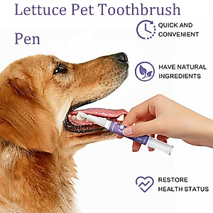 LettucePets Dog Toothbrush, Lettuce Pets Toothbrush, Lettuce Pet Oral Repair Gel Pen for Dogs, Lettuce Pet Toothbrush Pen, Lettuce Pets Oral Repair Gel, Lettuce Pet Oral Repair Gel for Dogs (2)