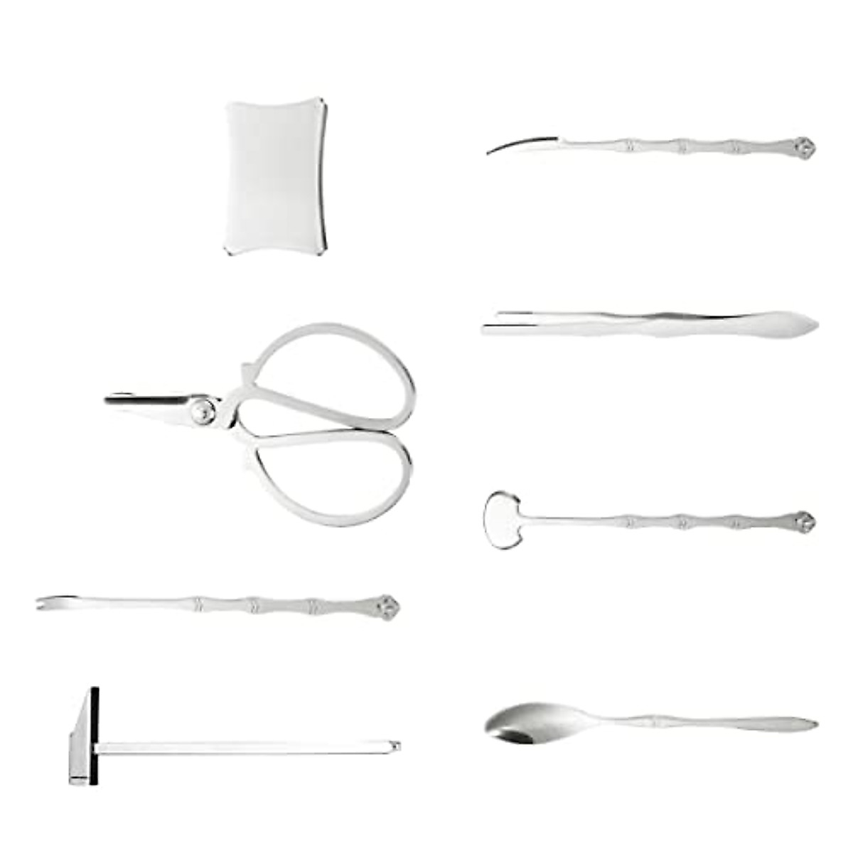 UPKOCH 2sets8pcs Peel Eating Mallet Shrimp Seafood Claw Nut Steel Crab Scissor Legs Tool Accessories Kitchen Storage with Case Utensils Tools Crackers Lobster Leg Picks Shell