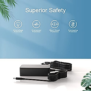 65W 45W Laptop Charger Fit for Dell Latitude 3420 3520 3320 Laptop AC Power Adapter Supply Cord