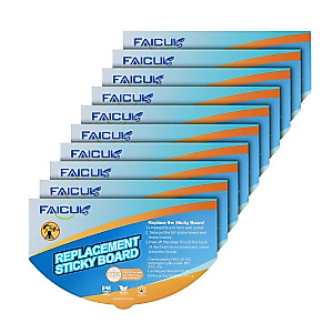 Faicuk Replacement Glue Board for FA-FLT07 Wall Sconce Fly Light - Pack of 10