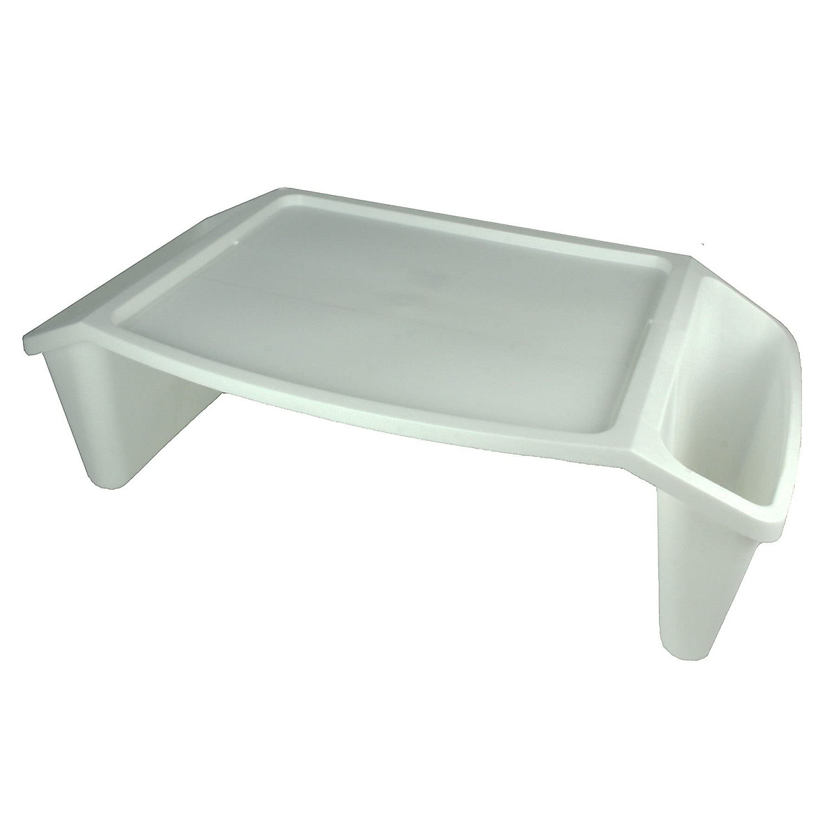 Romanoff Lap Tray, White, Pack of 2