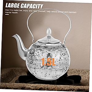 CIYODO 1pc Kettle Drip Coffee Maker Machines Filter Teapot Stainless Teapot Stovetop Teapot Espreso Machine Chinese Teapot Home Espresso Machine Steamed Rice Bucket Silver Stainless Steel