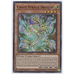 Chaos Mirage Dragon - PHHY-EN013 - Super Rare - 1st Edition