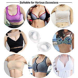 Meddom Silicone Bra Inserts, Gel Breast Pads and Enhancers to Add 2 Cup, Suitable for Dresses/Swimsuits, Fit for C-FF Cup