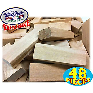 Matty's Toy Stop Wooden Tower Deluxe Stacking Game with Exclusive Storage Bag