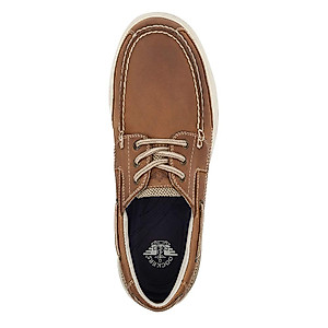 Dockers Men's Beacon Boat Shoe, Dark Tan, 9.5 W US