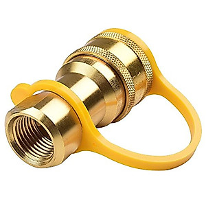 12 Feet 1/2" QDD+NG 144" Hose Natural Gas and Propane Conversion Kit [2585] 1/2" Quick Disconnect Low Pressure Hose Assembly for Outdoor Use Grill Griddle Smoker Fire Pit Pizza Oven Generator Heater