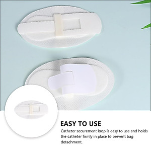 HEALLILY 6Pcs G-Tube Holder Concealment Gastrostomy Tubes Sticker Abdominal Feeding Tubes Dialysis Catheter Tube Holder Catheter Stabilization Device 1