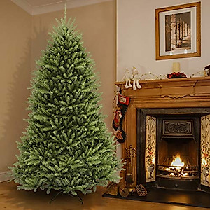 National Tree Company Artificial Full Christmas Tree, Green, Dunhill Fir, Includes Stand, 9 Feet