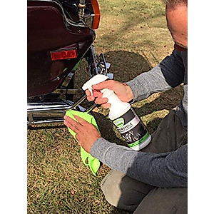 Shine Doctor Motorcycle Cleaning Kit Cleans Chrome, Leather, Vinyl and Removes Grime and Grease.