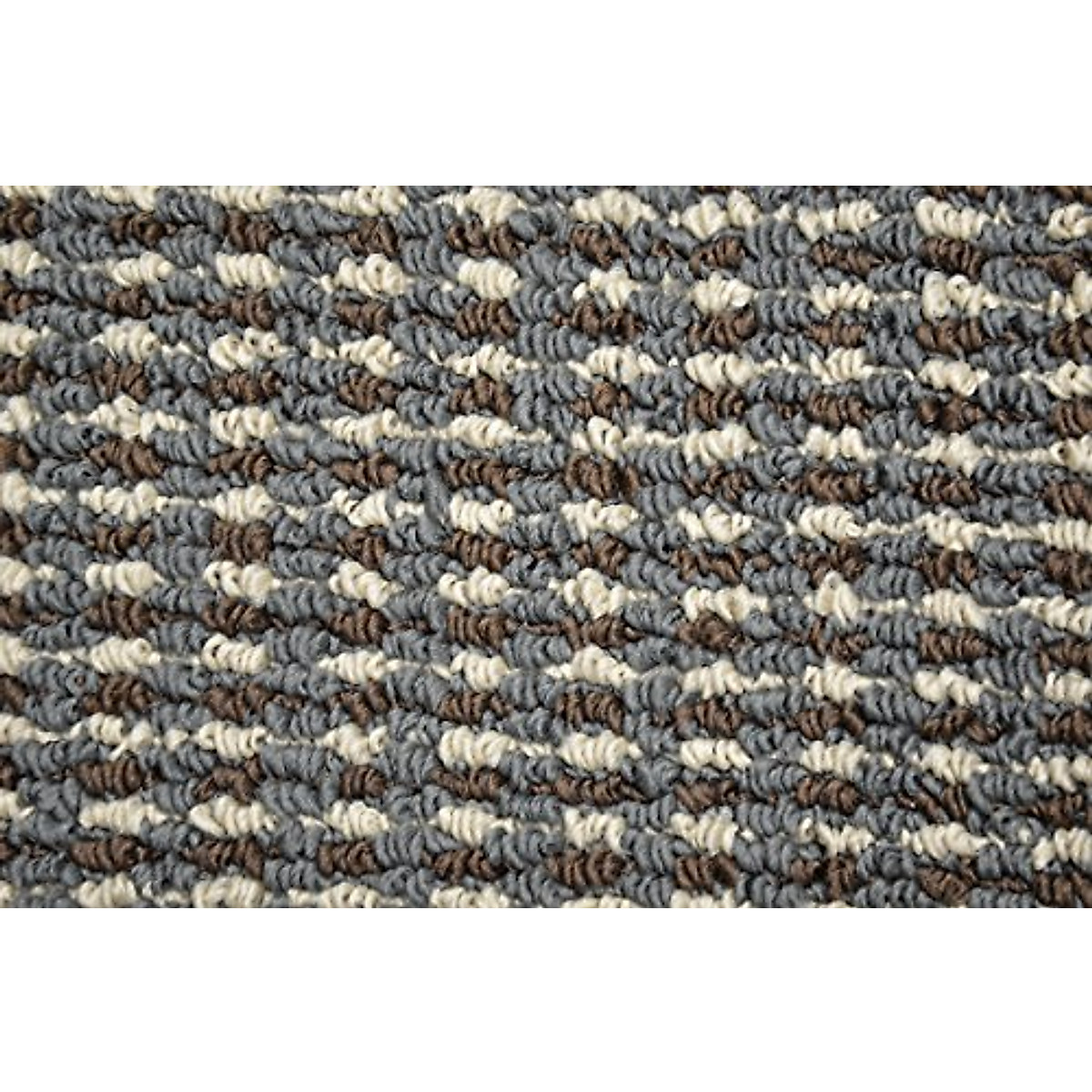 Garland Rug Berber Coloriations 18" x 28"/18" x 28", Cinder Gray