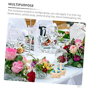 OKUMEYR 12Pcs Decorative Tiny Woven Baskets Multi Function Candy Baskets for Home Decor and Party Favors Cute Miniature Storage Baskets for Household Use