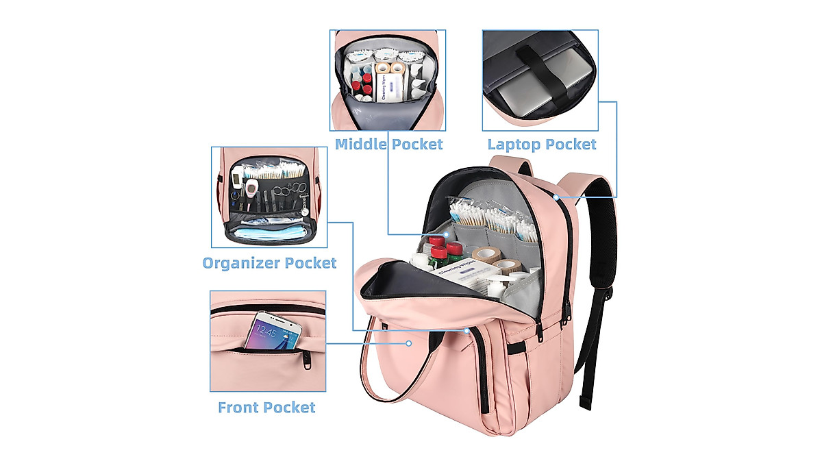 Nursing School Backpack with Organizer & Waterproof Design | MATEIN