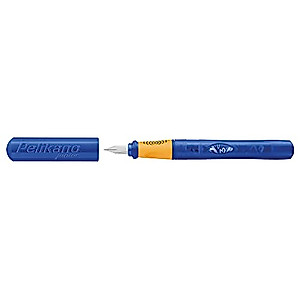 Pelikan Pelikano Jr. Fountain Pen, Right-Handed, Medium Nib, Blue, 1 Pen, 940874