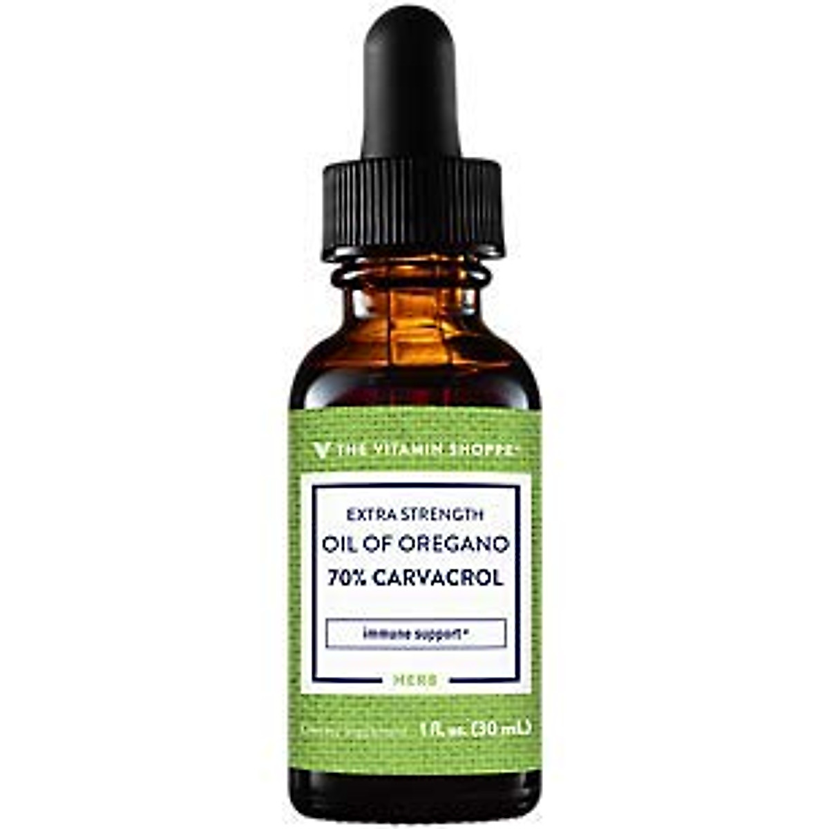 The Vitamin Shoppe Oil of Oregano 21MG, Liquid Herbal Supplement That Supports a Healthy Immune System, Standardized to 70% Carvacrol (1 Fluid Ounces Liquid)