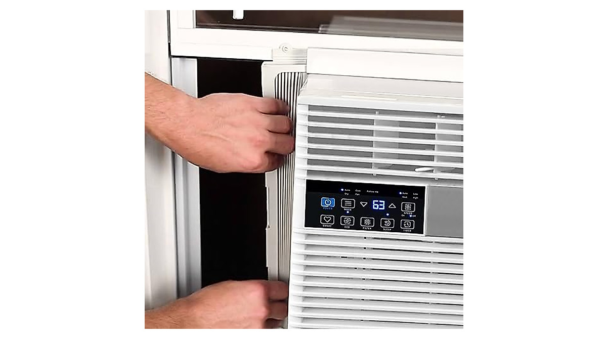 HomePointe 6000 BTU Window AC with Remote Control