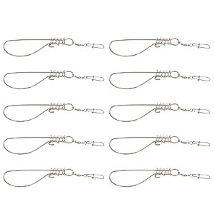 BESPORTBLE Outdoor Accessories Knot Tying Tool 10Pcs Stainless Steel Fishing Stringer Clip Portable Fish Stringer Fishing Stringer Fishing Stringer Live Outdoor Accessories Fishing Tool