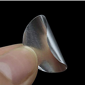 Disposable Eyelash Extension Adhesive Aluminum Foil Glue Pallet Sticker Pads 2.1 cm (300 Pieces,10 Sheets)