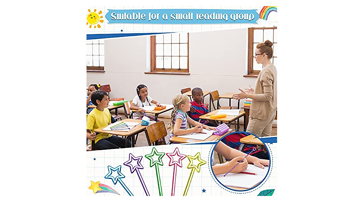 20 Pcs Colorful Teacher Pointers for Kids and Students