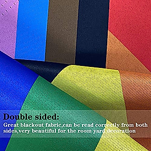 Jayus Inclusive Progress Gay Pride LGBTQ Yard Garden Flag- LGBT Philadelphia Rainbow Garden Flags Banners- Double Side with Bright Wide Stripes Lesbian Gay Pride for Room Yard Sign 12.5x18 Inch