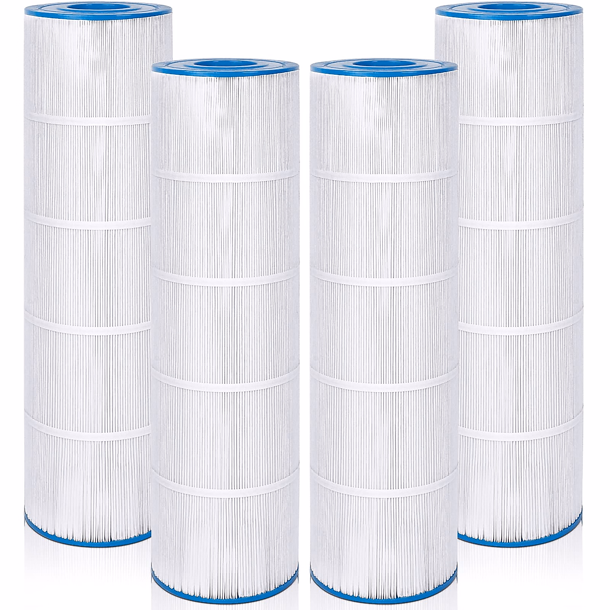 Future Way 4-Pack CCP420 Pool Filter Cartridges Replacement for Pentair Clean & Clear Plus 420, Replace Pentair R173576, Pleatco PCC105-PAK4, 420 sq.ft