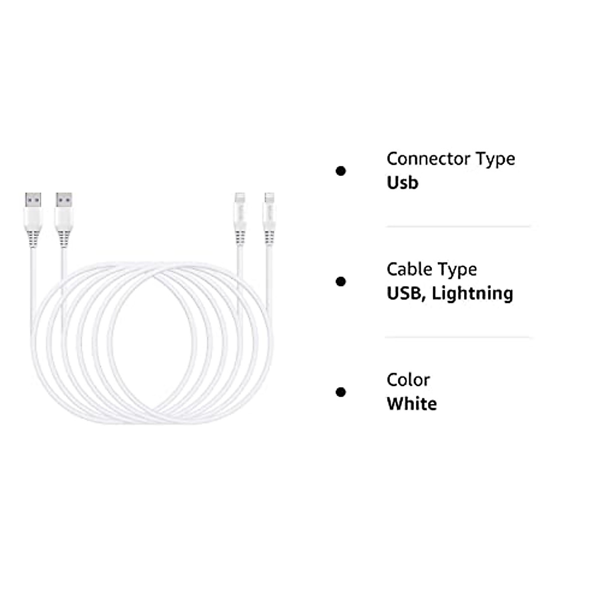 iPhone Charger 10 ft Apple Certified Cord Lightning Charging Cable for iPhone 14/13/12/11 Pro/X/Xs Max/XR/8 Plus/7/6s/SE/5c/5s iPad Air/Mini USB Charge 10 Foot