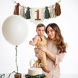 Handmade Boho 1st Birthday High Chair Banner Party Decoration For Girl Baby Shower Wall Hangings Decorative For Kids Bedroom