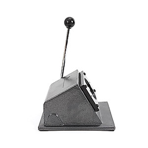 CNCEST Badge Button Making Machine,37MM Button Maker Manual Graphic Circle Badge Round Punch Die Cutter Button Maker