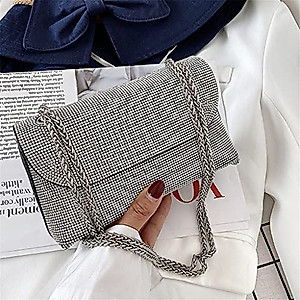 MXIAOXIA Shiny Rhinestones Evening Handbag Women Diamonds Shoulder Bag Ladies Dinner Party Clutch Purse