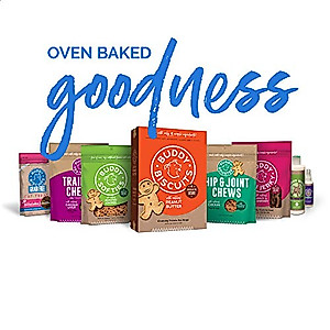 BUDDY BISCUITS Training Bites for Dogs, Low Calorie Dog Treats Baked in The USA, Bacon 10 Oz.