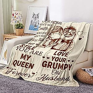 Tupmnbry Sherpa Blanket Gifts for Wife Throw Blanket Lightweight Fluffy Soft Flannel Sofa Bed Blanket to My Wife Blanket Best Birthday and Anniversary Romantic Gifts for Wife 50"X60"