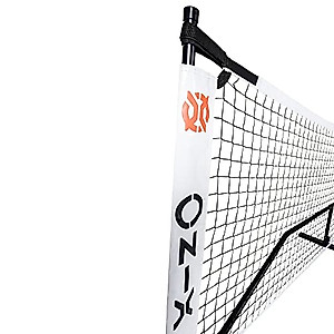 Onix Pickleball 2-in-1 Regulation-Size Portable Net and Practice Net Set Includes Carrying Case with Wheels