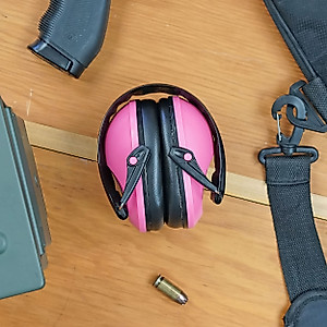 BOOMSTICK Pink Ear Muff Hearing Protection