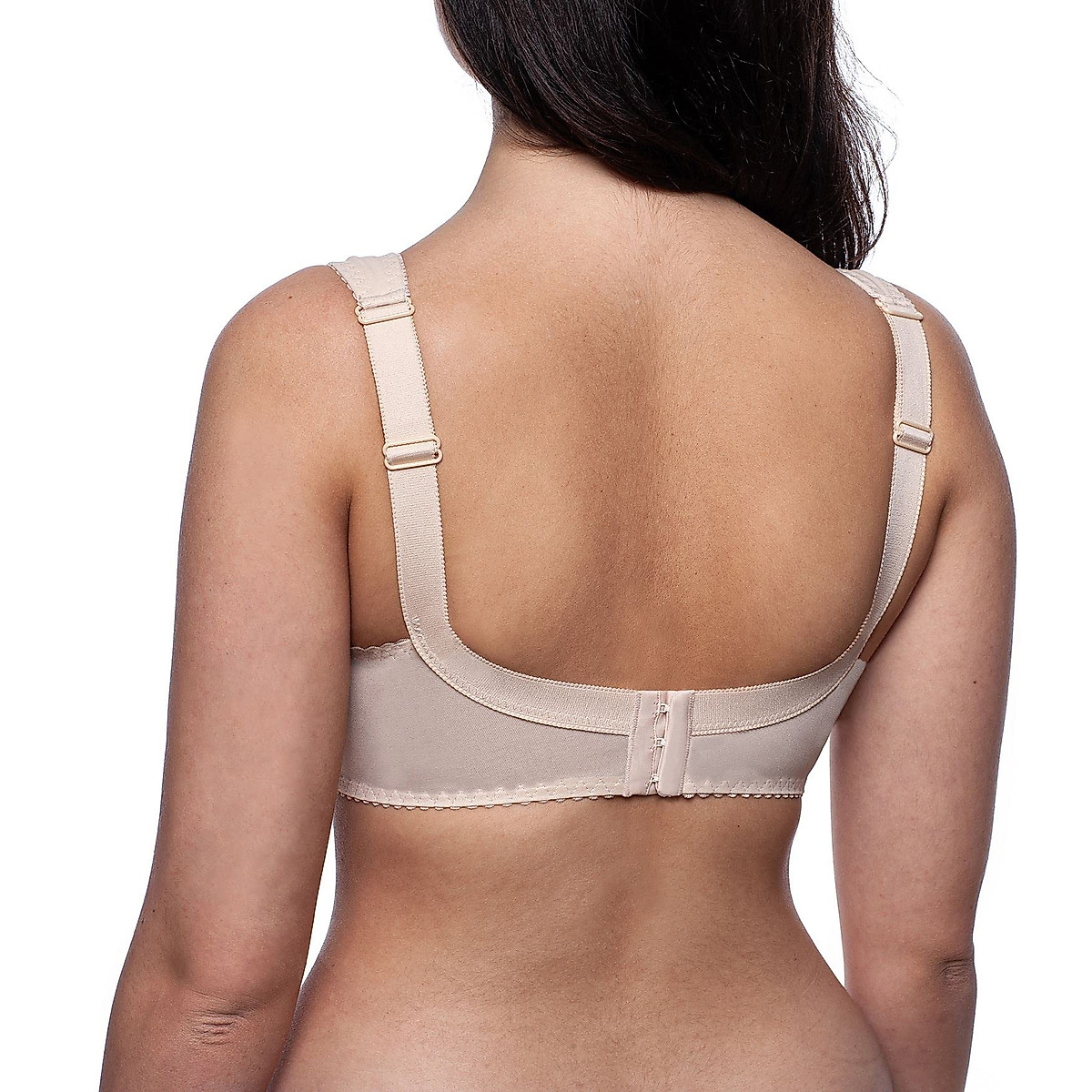 frugue Minimizer Wireless Comfort Sleep Bra Beige US 40 C