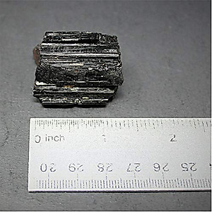 Wixine 2Pcs 1 Selenite Tower & 1 Extra Grade Black Tourmaline Home Protection Kit Reiki