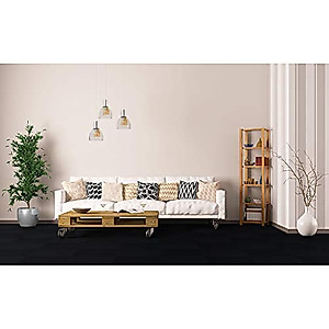 Self Adhesive Carpet Tile, Easy to Peel and Stick Carpet Floor Tile - 12 Tiles/12 sq Ft.