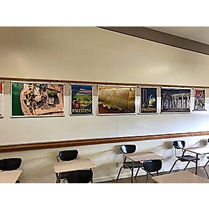 Poster Hanger Banner Frame Aluminum Material for Wall Home Decor Wall Art,Matt Silver(48 inches Wide)