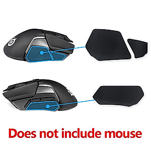 Mouse Side Panels/Anti-Paste/Side Grip/Anti Sweat Paste Grip Tape Replacement for Steelseries Rival 600 / Rival 650 Mouse