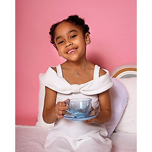 SALLY ROSE Sanrio Hello Kitty Necklace 18" - Sterling Silver Necklace with Hello Kitty Silhouette and Bow Pendant Officially Licensed